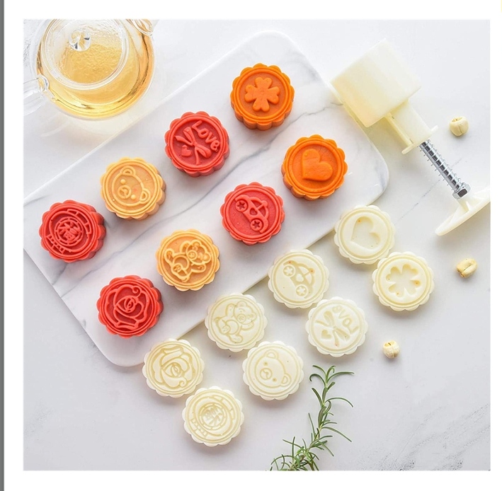 Mooncake molds 50g with 8 stamps – Raining Deals