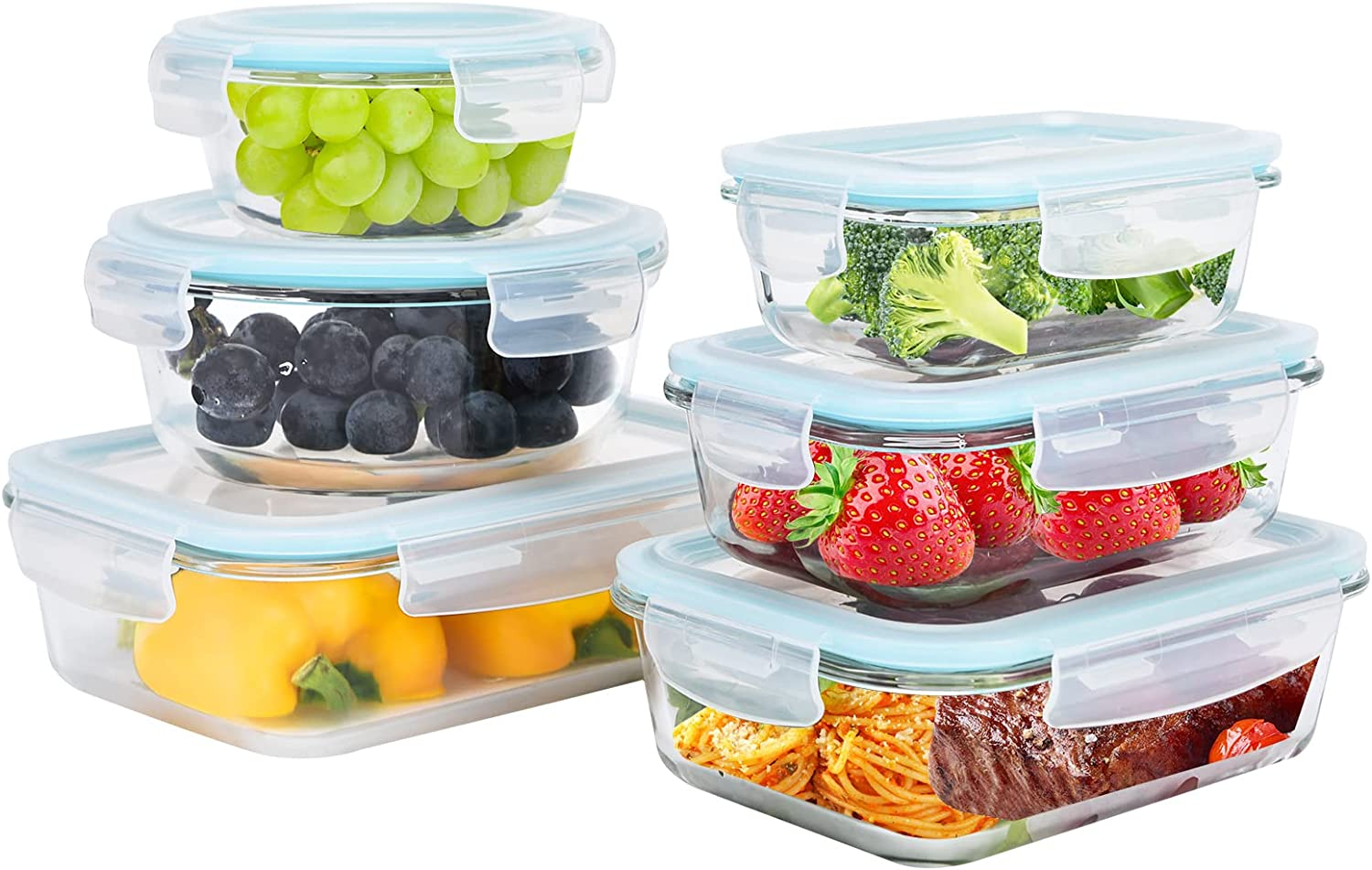Glass Storage Containers with Lids – Raining Deals
