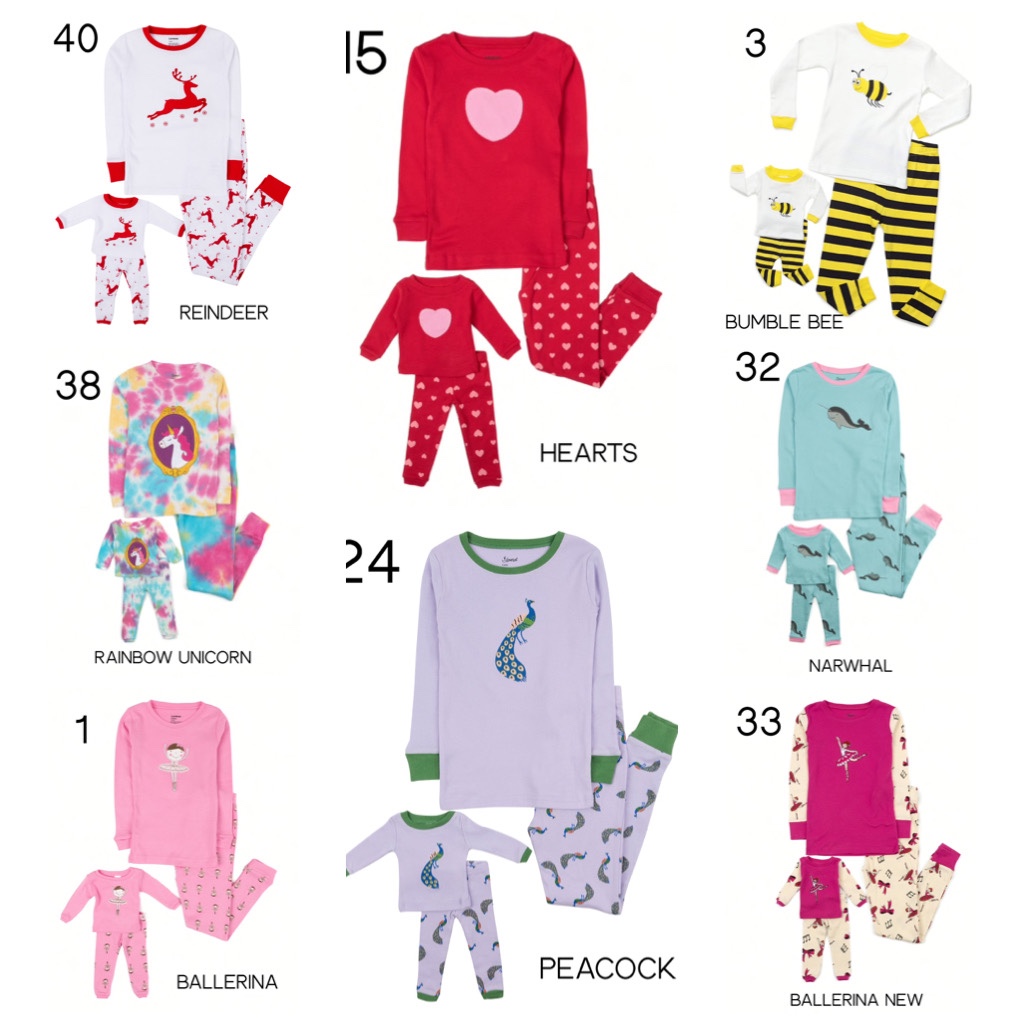 Girl & Doll matching PJ’s – Raining Deals