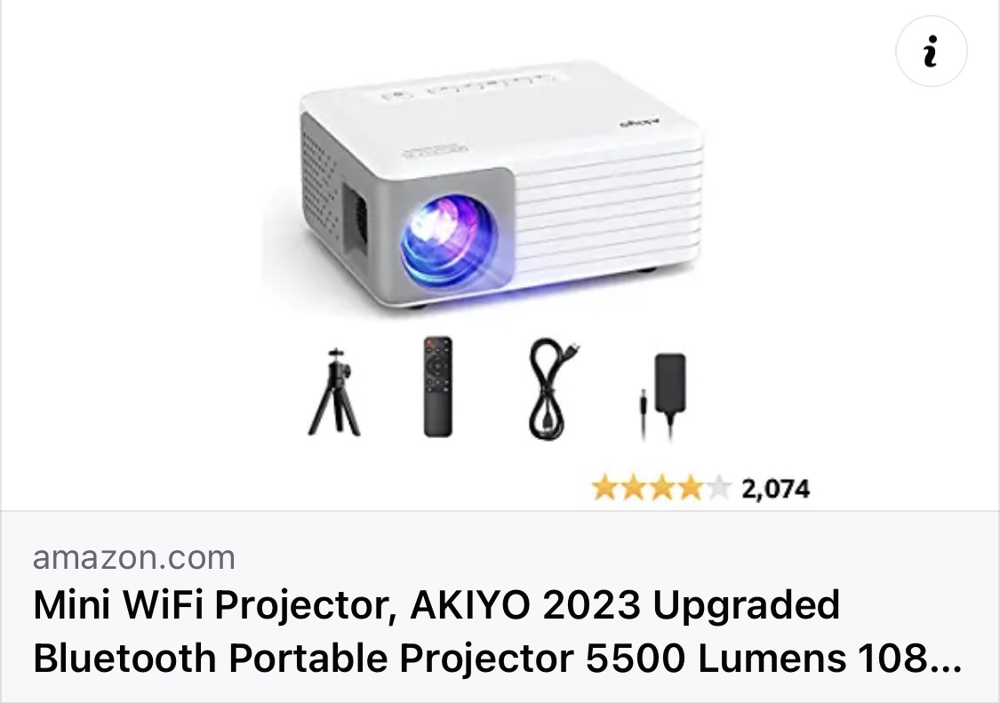 Mini projector – Raining Deals