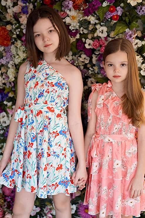 One Shoulder Ruffle Dresses – Raining Deals