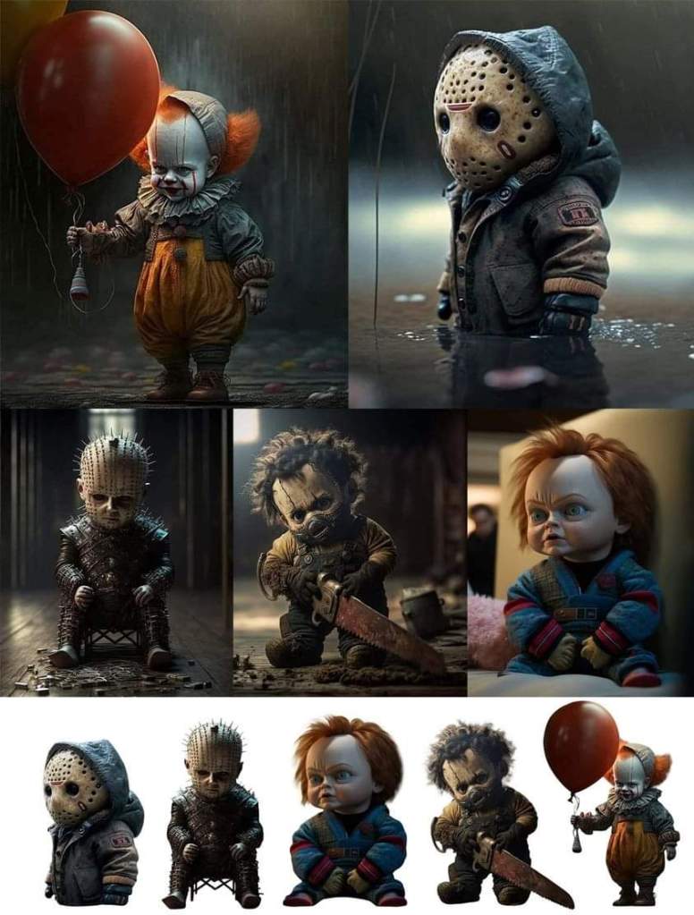Baby Horror Characters Figures – Raining Deals
