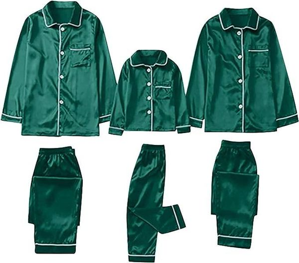 Matching Silk Family PJ’s – Raining Deals