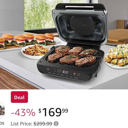 Ninja 6-in-1 Indoor Grill – Raining Deals
