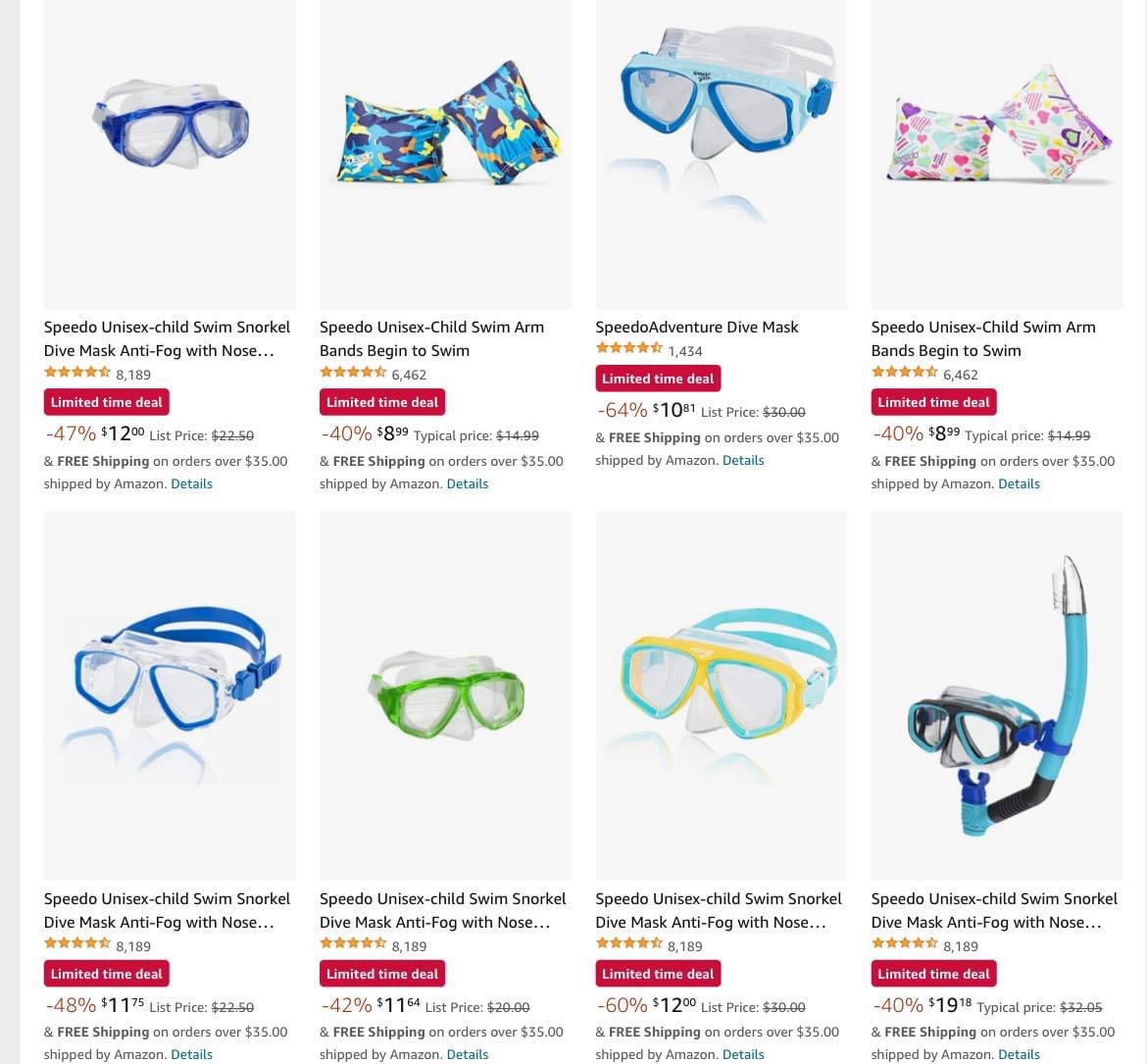 Speedo Masks – Raining Deals