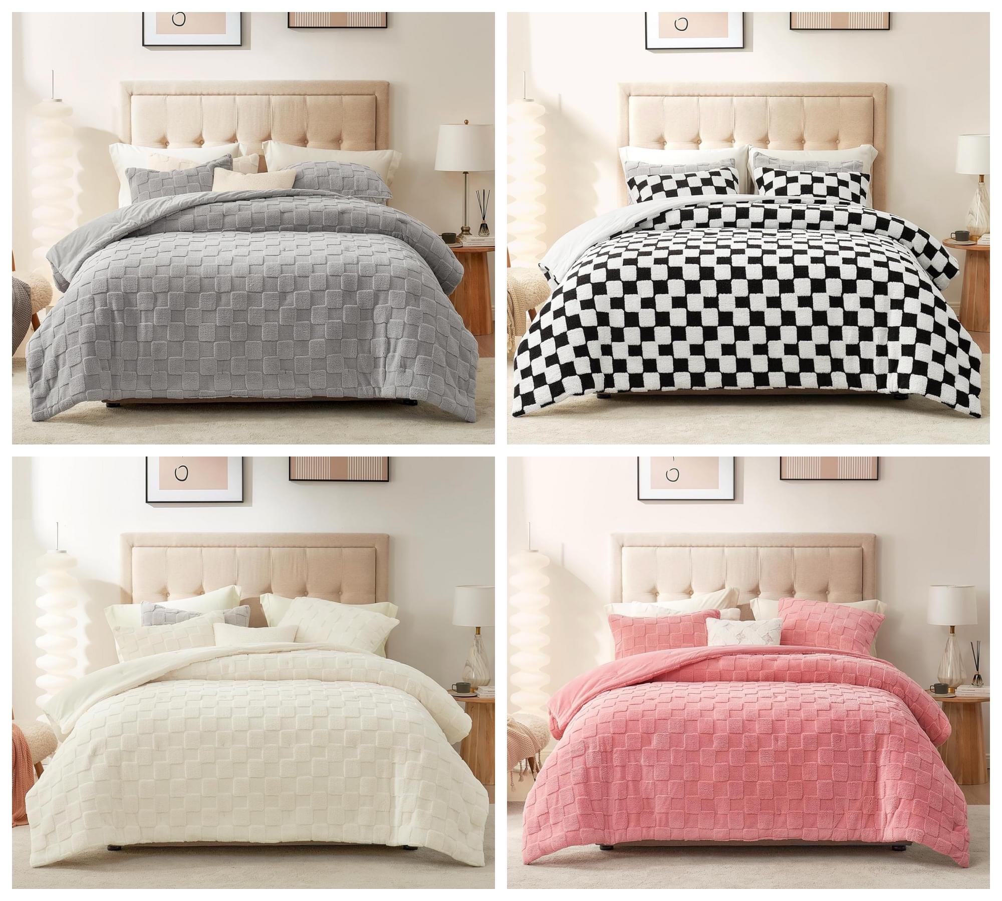 Checkered Comforter Set – Raining Deals
